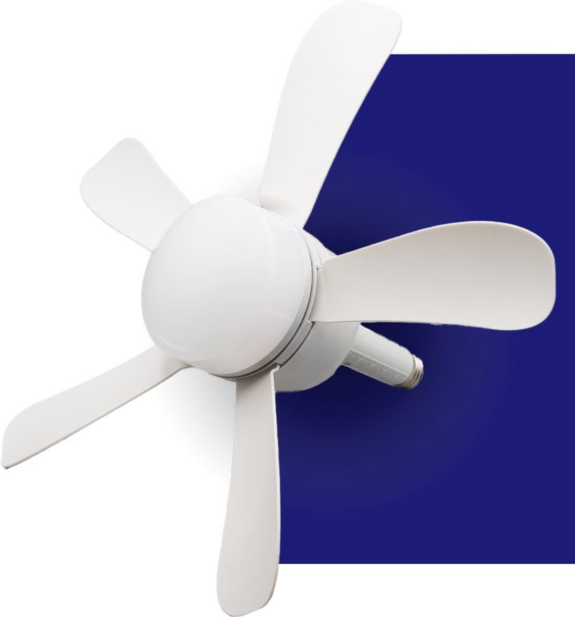 Wunder Cool Light Socket Fan with Light – WunderCool